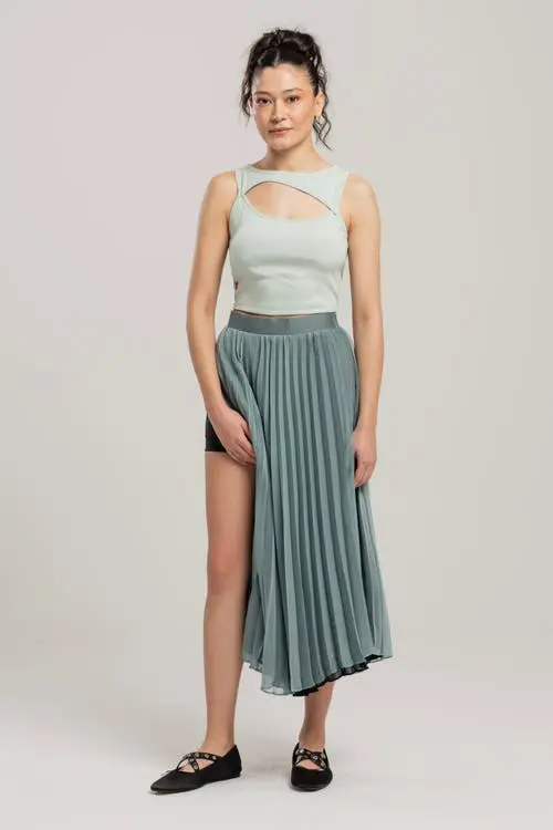 PCFG Free Heaven Pleated Skirt
