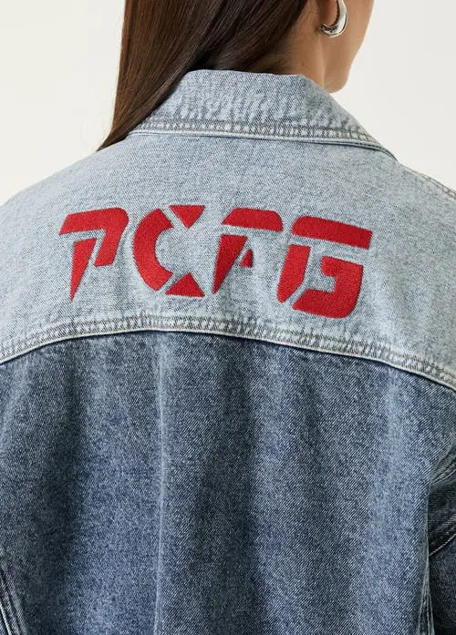 PCFG Inside-out Denim Jacket With Exposed Seams
