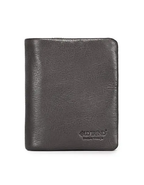 OLD TREND Clover Genuine Leather Slim Secure Trifold Rfid Wallet - Grey