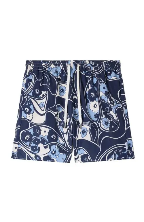 Sandro Printed Swim Shorts