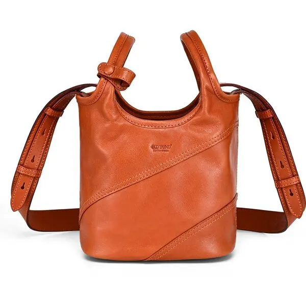 OLD TREND Laurel Genuine Leather Convertible Everyday Tote - Cognac