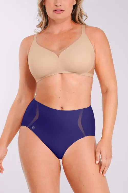 SHAPELLX Curve Code Contour Comfy Smoothing Brief - Berry