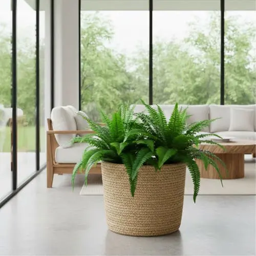 NEARLY NATURAL 32-in Artificial Boston Fern Set Of 2