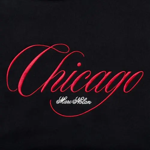 MARC NOLAN Chicago Embroidered Hoodie