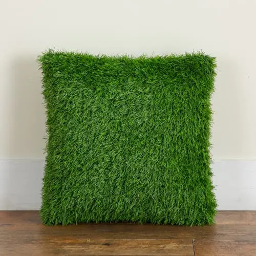 NEARLY NATURAL 15-in Uv Resistant Artificial Grass Pillow Cushion