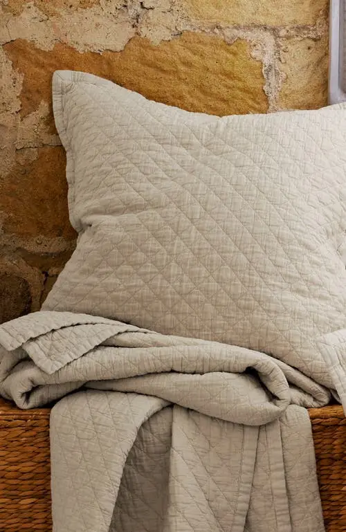 CHRISTY Porto Luxury Diamond Quilted Sham Pair