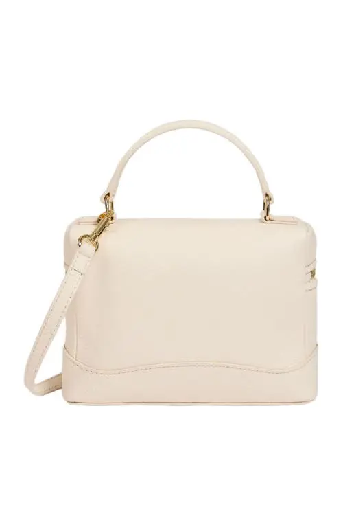 Sandro Grained Leather Tangolino Vanity Bag - Ecru
