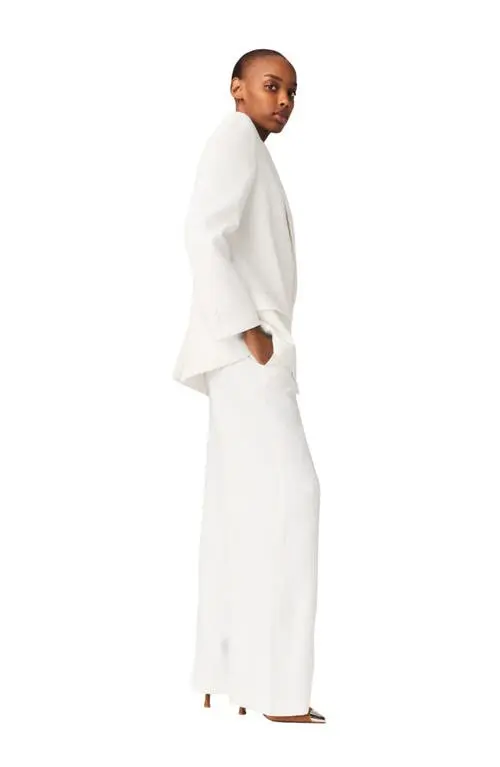 Maje Double-breasted Pinstripe Suit Jacket
