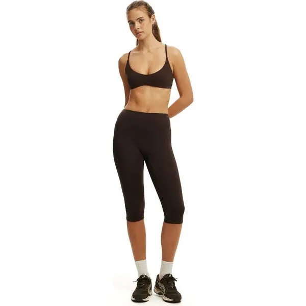 BODY Active Ultra Soft Contour Capri Tight - French Roast