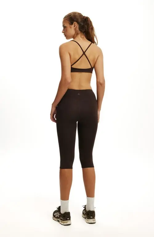 BODY Active Ultra Soft Contour Capri Tight - French Roast