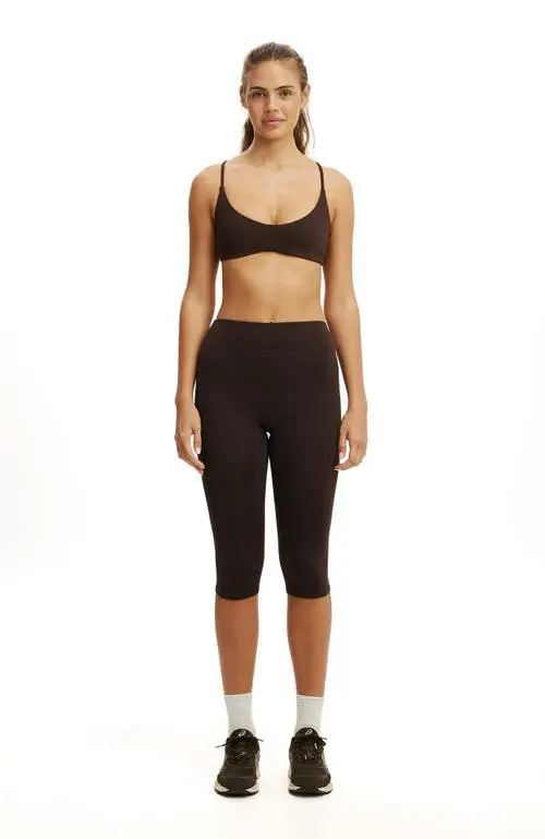 BODY Active Ultra Soft Contour Capri Tight - French Roast
