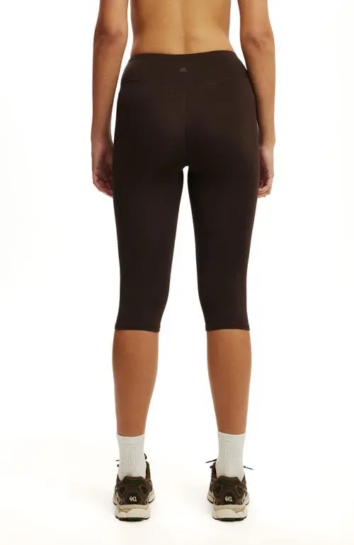 BODY Active Ultra Soft Contour Capri Tight - French Roast