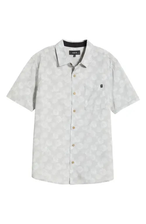 ROARK Journey Floral Short Sleeve Button-up Shirt - Grey