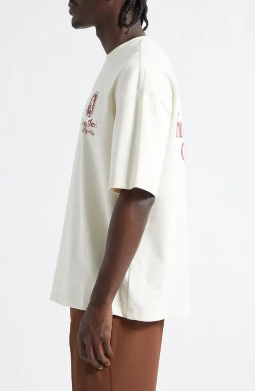 Amiri Ma Chateau Oversize Graphic T-shirt - Ivory