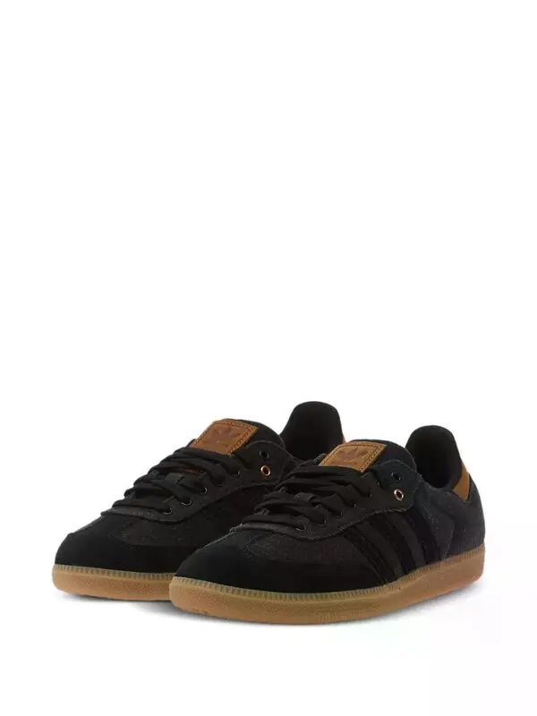 Adidas Samba Striped Sneakers - Black