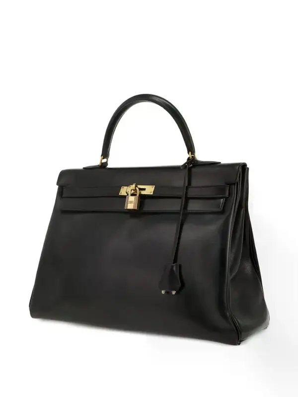 Hermès 2002 Kelly 35 Handbag - Black