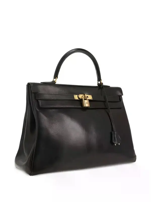 Hermès 2002 Kelly 35 Handbag - Black