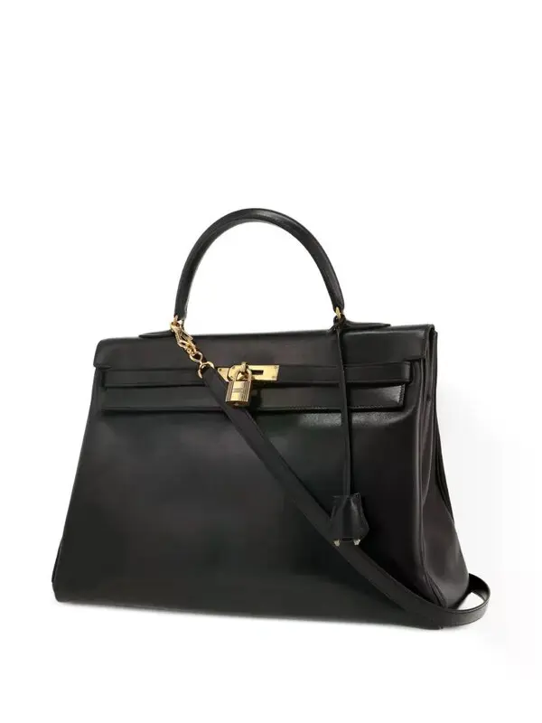 Hermès 2002 Kelly 35 Handbag - Black