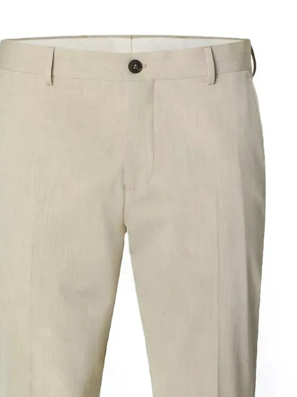 SELECTED Belt-loops Trousers - Neutrals