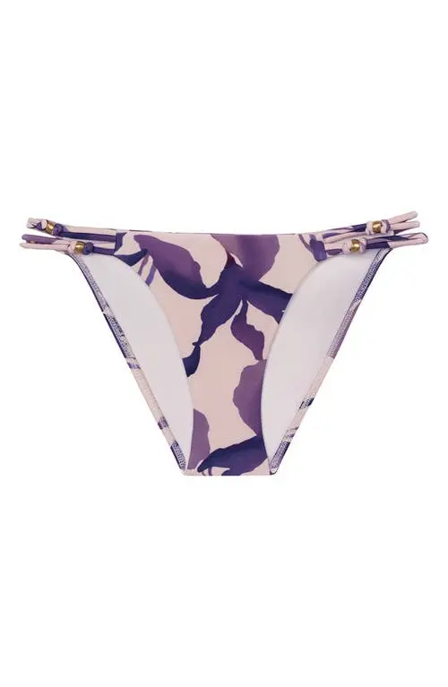 VIX PAULA HERMANNY Paige Knotted Bikini Bottoms - Pink Multi