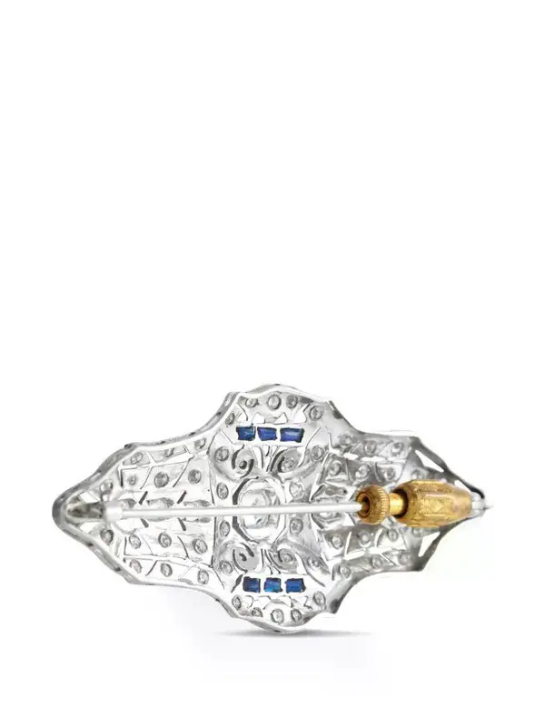 LB EXCLUSIVE Diamond And Sapphire Brooch