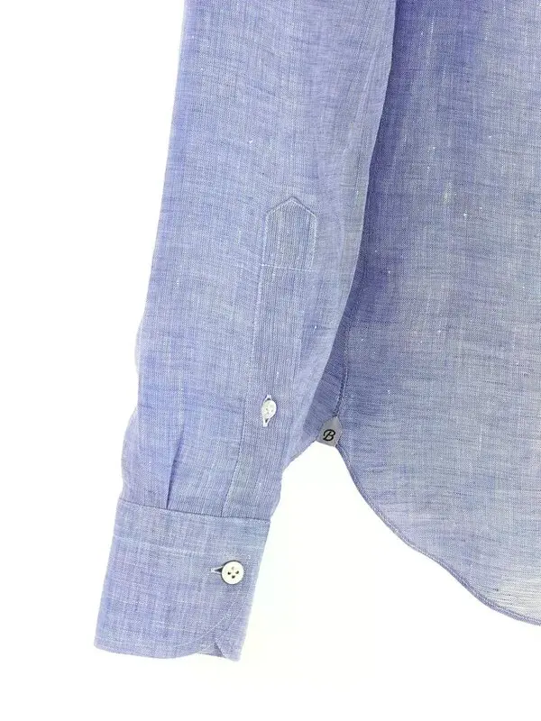 BORRIELLO NAPOLI Button-placket Shirt - Blue