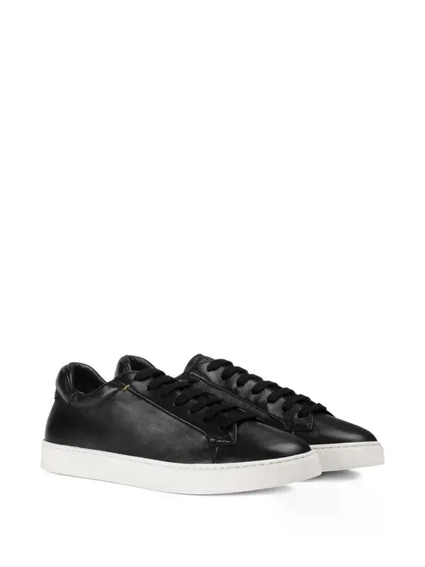 DOUCAL'S Leather Sneakers - Black
