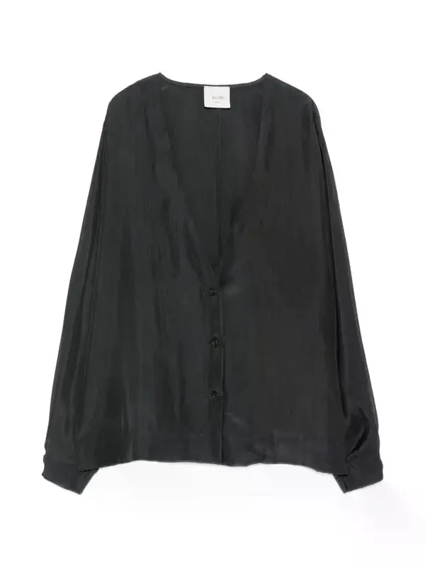 ALYSI Button Long-sleeve Kimono