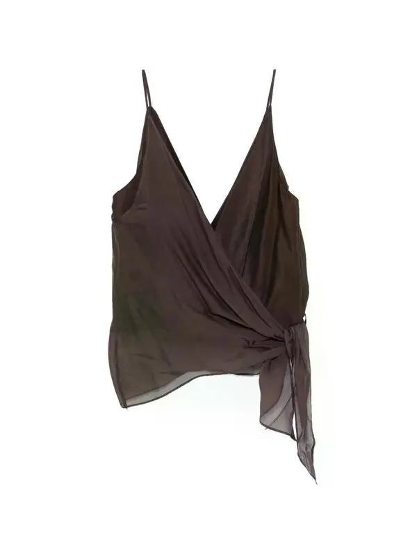 ALYSI Wrap-tie Blouse