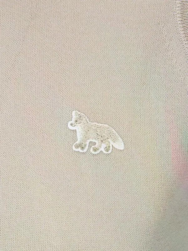 Maison Kitsuné Fox-embroidery Vest - Neutrals