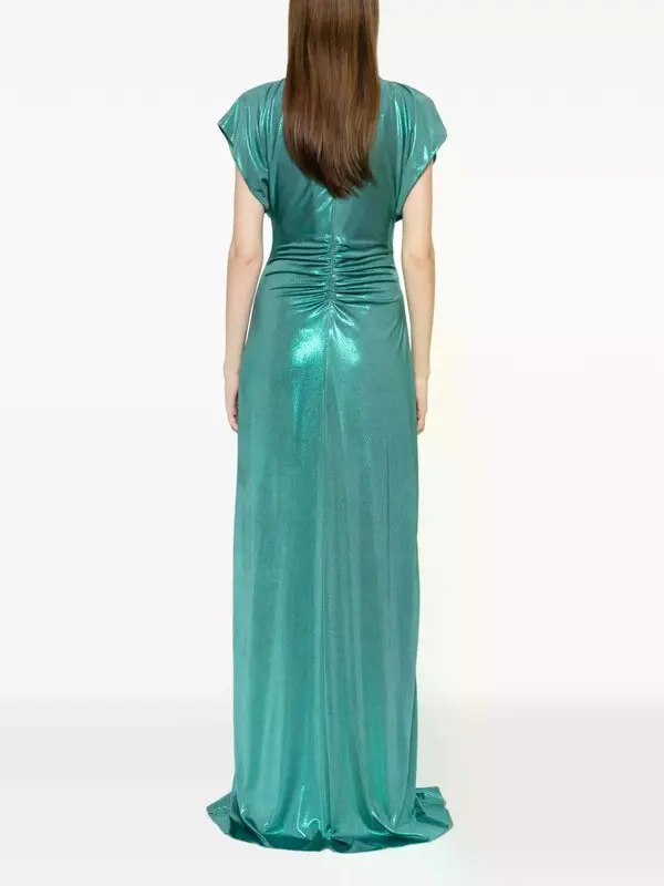 NISSA Draped Gown - Green