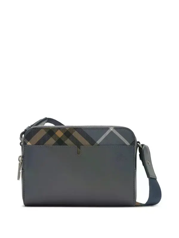 Burberry Check Crossbody Bag - Blue