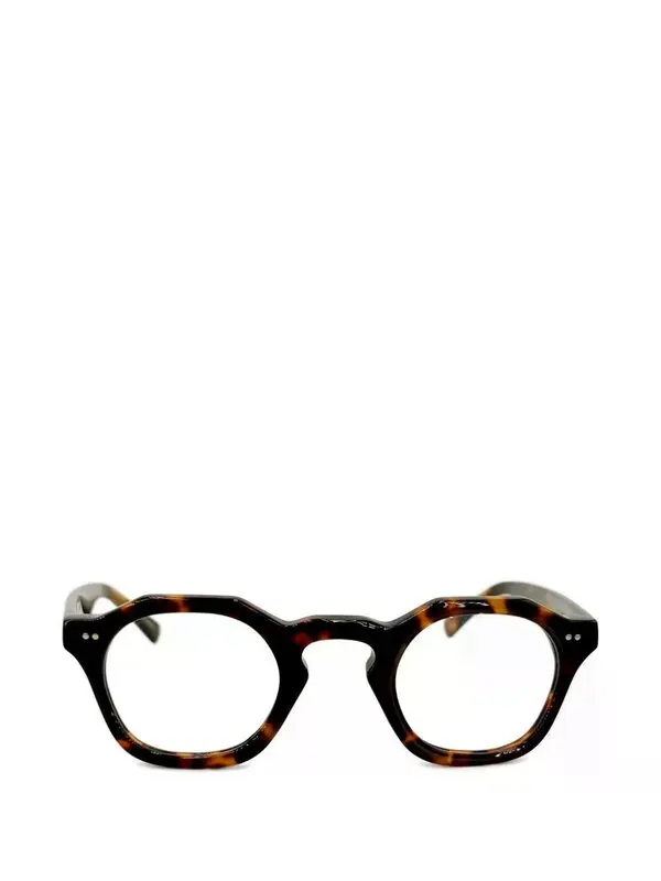 JOSEF MILLER Milton Round-frame Glasses - Brown