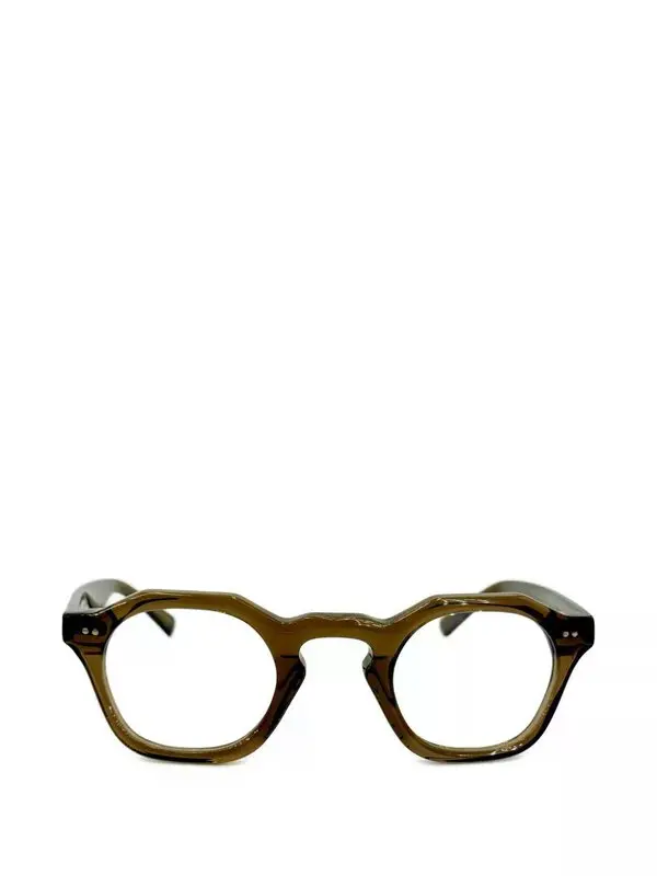 JOSEF MILLER Milton Round-frame Glasses - Green