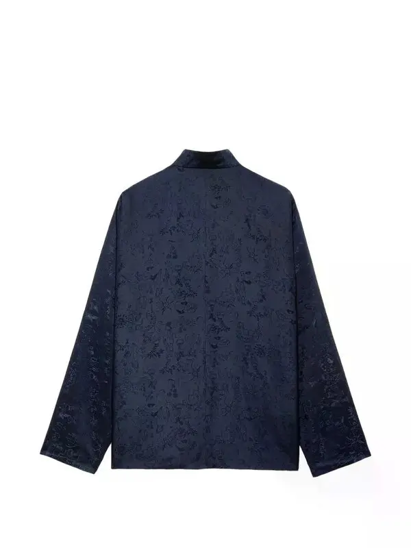 Shanghai Tang Floral Jacket - Blue