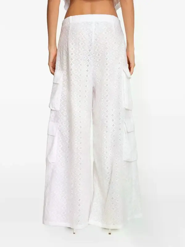 AMIR SLAMA Eyelet Cargo Trousers