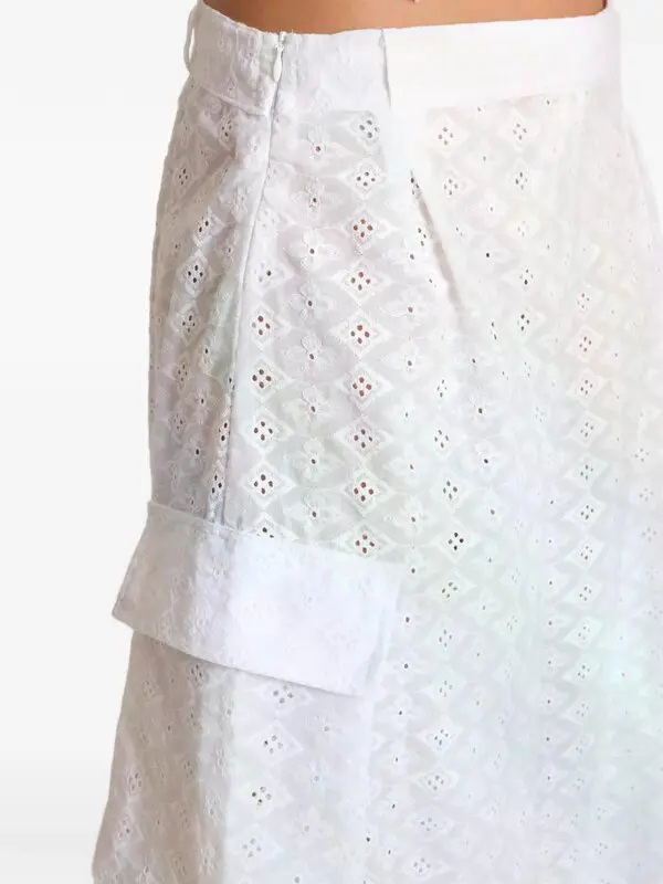 AMIR SLAMA Eyelet Cargo Trousers