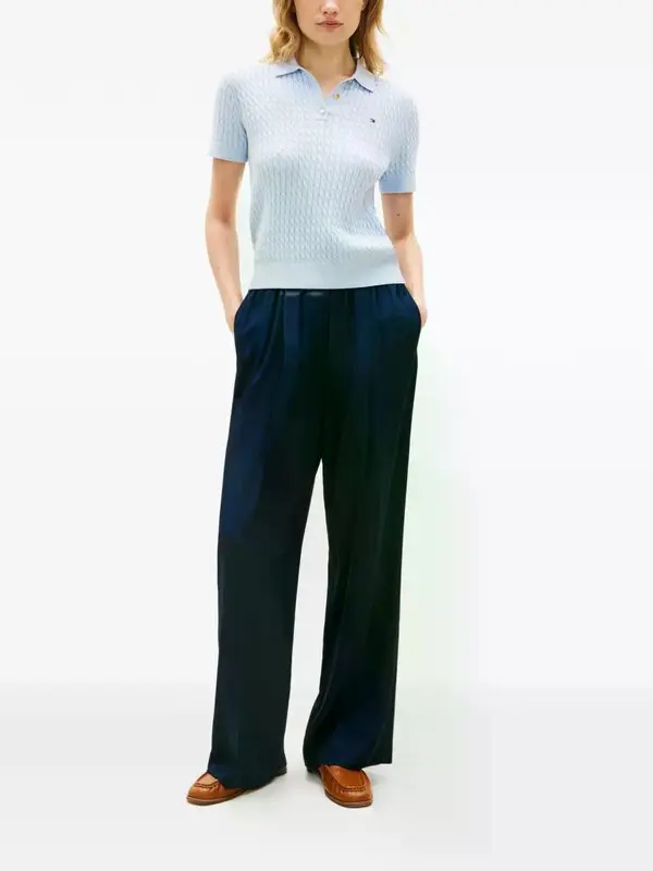 Tommy Hilfiger Elasticated Wide Leg Trousers