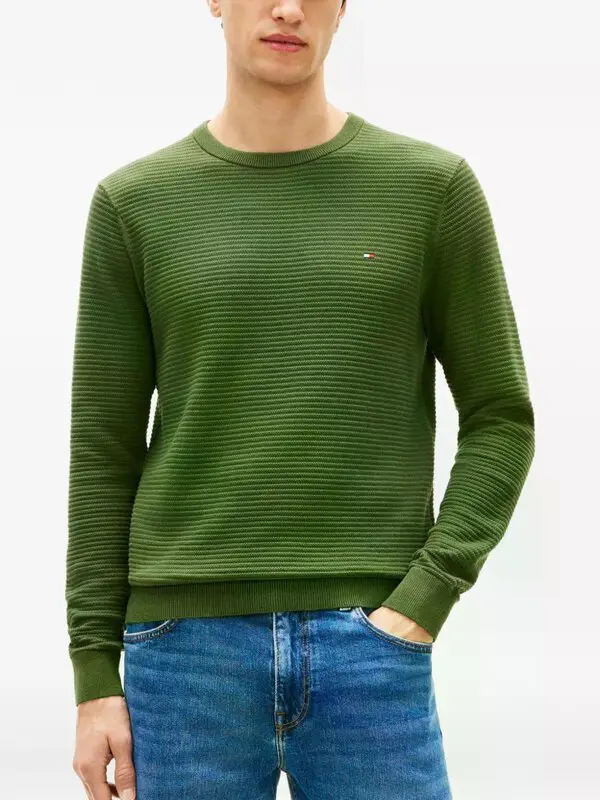 Tommy Hilfiger Textured Crewneck Jumper