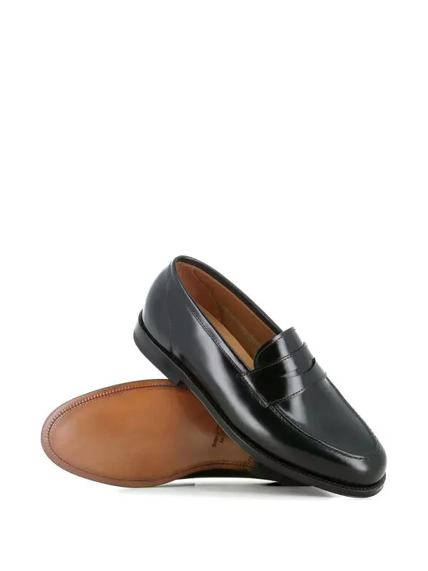 GREEN GEORGE Polished Leather Loafers