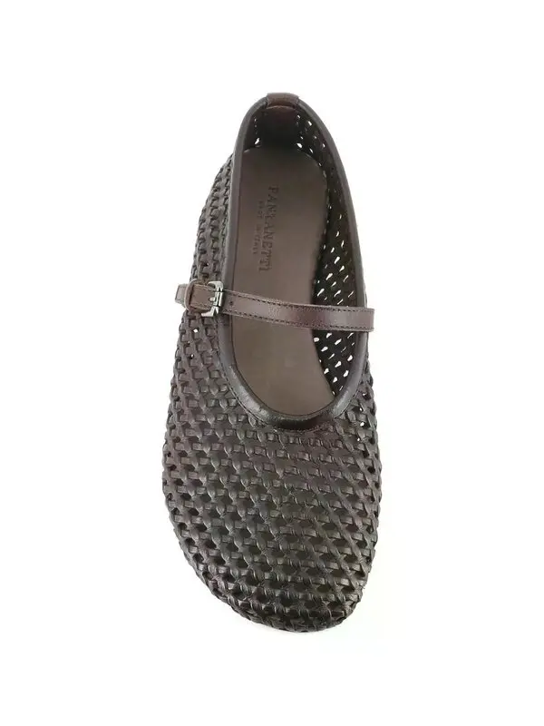 PANTANETTI Woven Strap Ballerinas