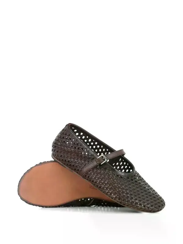 PANTANETTI Woven Strap Ballerinas