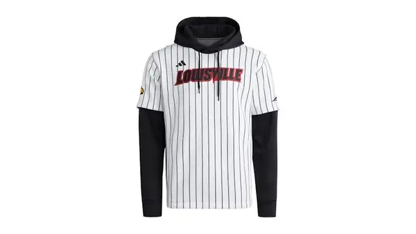 Adidas Cardinals Hooded Jersey - Louisville White Black