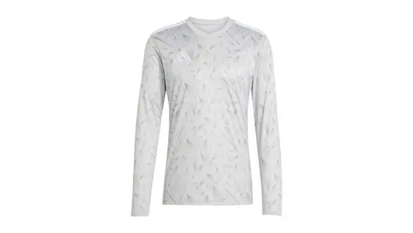 Adidas Team Icon 25 Long Sleeve Jersey - Team Light Grey White