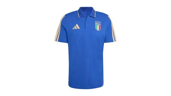 Adidas Italy Dna Polo Shirt - Bold Blue