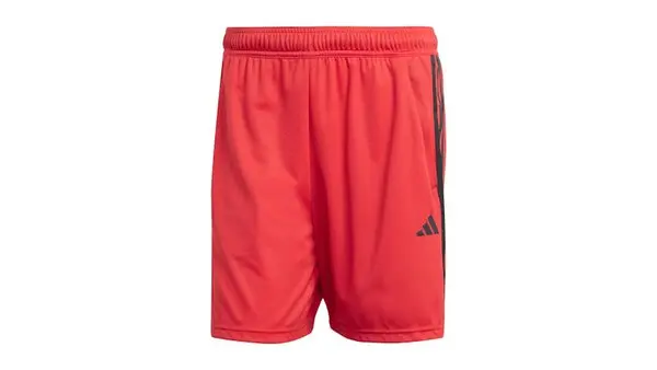 Adidas Train Essentials Pique 3stripes Shorts - Pure Ruby Black