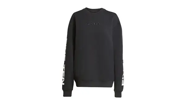 Adidas Ten Logo Crew Neck Sweatshirt - Black