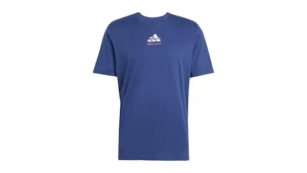 Adidas Memories Of Gallery Graphic Tee Shirt - Dark Blue