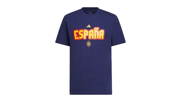 Adidas World Cup 2026 Spain Home Graphic Tee Shirt - Dark Blue