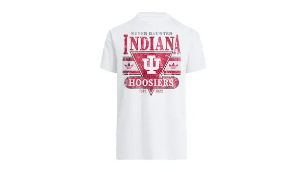 Adidas Hoosiers Graphic T-shirt - Indiana White